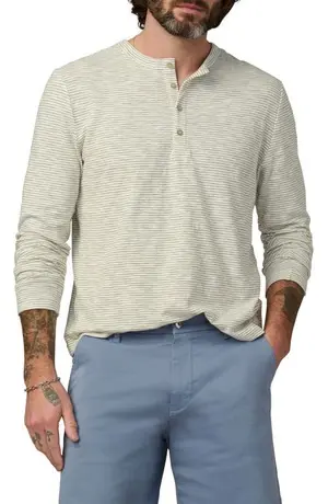 Joe's Jeans Stripe Long Sleeve Henley