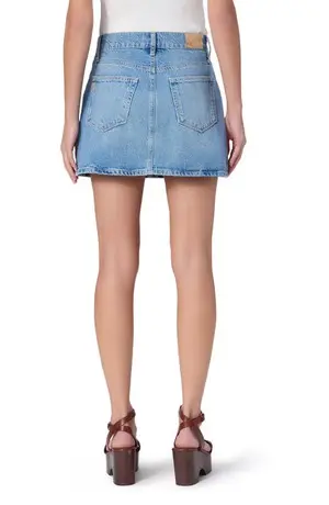 Paige Bobbie Denim Miniskirt