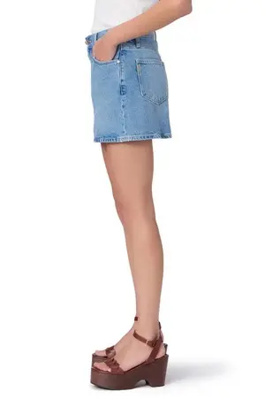 Paige Bobbie Denim Miniskirt