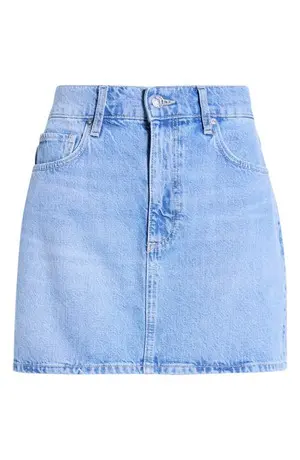 Paige Bobbie Denim Miniskirt