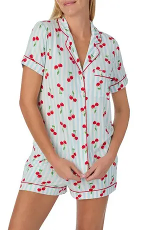 Kate Spade New York Print Short Pajamas Blue Multi