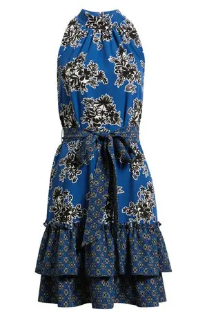 Sam Edelman Layered Ruffle Sleeveless Dress