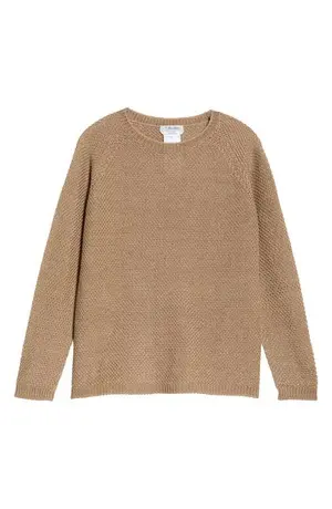 Max Mara Oro Linen Sweater - Desert