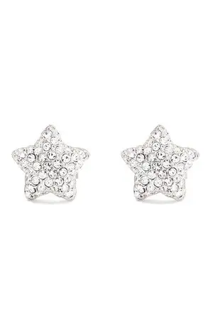 Marc Jacobs Star Pavé Stud Earrings - Silver/crystal