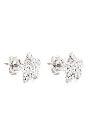 Marc Jacobs Star Pavé Stud Earrings - Silver/crystal