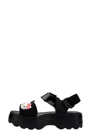 Melissa X Hello Kitty And Friends Lug Sole Sandal - Black