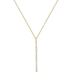 Bony Levy Audrey Diamond Bar Pendant Necklace - 18k Gold