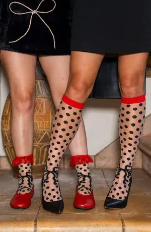 SOCK CANDY Assorted Polka Dot 2-pack Socks