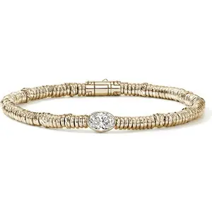 John Hardy Lovestruck™ Heishi Lab-grown Diamond 14k Bracelet - Gold