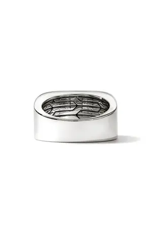 John Hardy Icon 50 Mixed Metal Signet Ring
