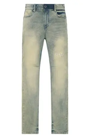 RtA Bryant Tinted Skinny Jeans - Dawn Wave