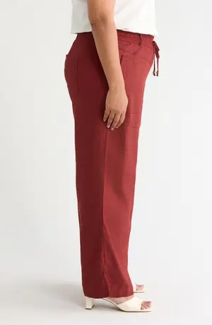 Wit & Wisdom Skyrise Drawstring Pants - Fired Brick