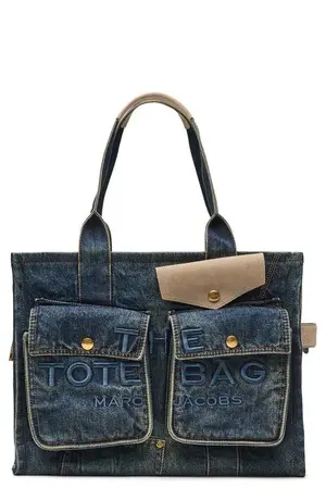 Marc Jacobs Large Denim Tote Bag