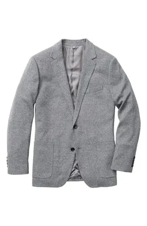 Bonobos Trim Fit Knit Cotton Sport Coat - Grey