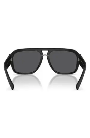 Dolce & Gabbana 58mm Pilot Sunglasses