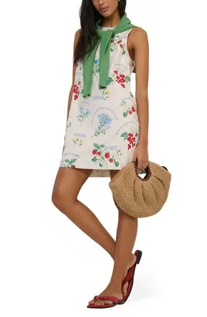 NOBODY'S CHILD Palermo Floral Shift Mini Dress