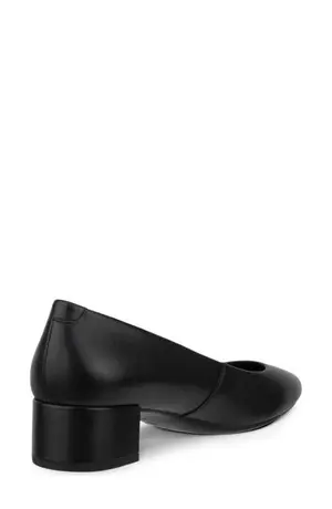 Ecco Leather Pump - Black