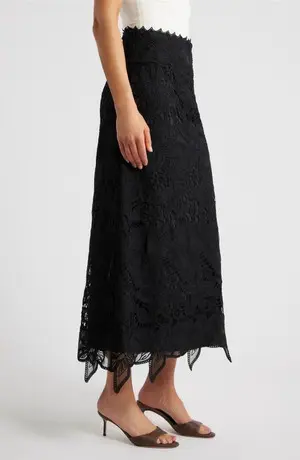 CIEBON Lori Lace Midi Skirt