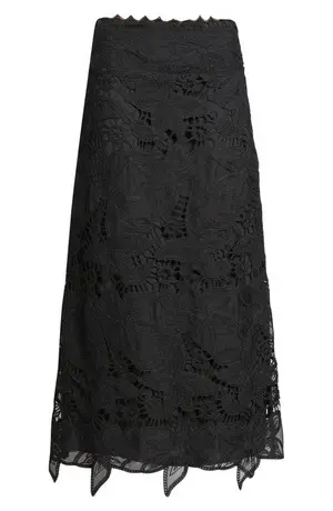 CIEBON Lori Lace Midi Skirt
