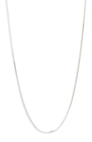 Argento Vivo Snake Chain Necklace - Silver