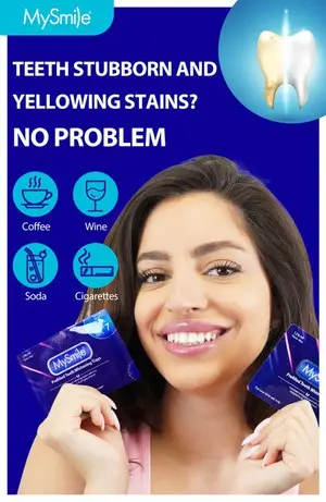 MYSMILE Prefilled Teeth Whitening Trays Kit