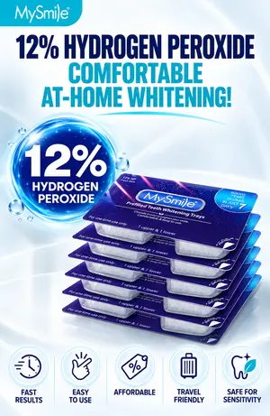 MYSMILE Prefilled Teeth Whitening Trays Kit - Purple