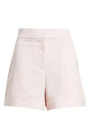 Wit & Wisdom Seamed High-waist A-line Shorts - Ballet Pink