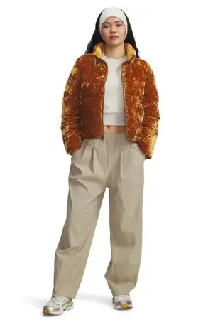 Under Armour Pleated Pull-on Trousers - City Khaki//black