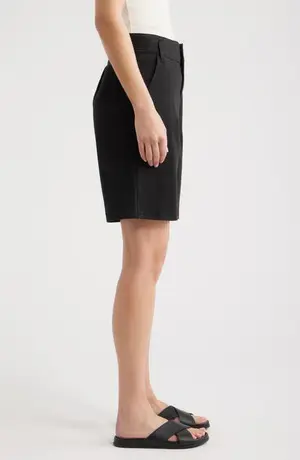Wit & Wisdom High-waist Denim Shorts - Black