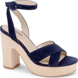 L'Agence Platform Sandal With Ankle Strap