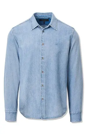 Rag & Bone Tomlin Trim Fit Denim Button-up Shirt