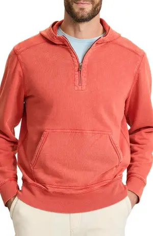 Tommy Bahama Cirrus Breeze Half Zip Hoodie - Cheri