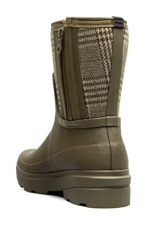 Bogs Hazel Mid Zip Rain Boot - Olive Multi