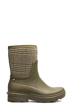 Bogs Hazel Mid Zip Rain Boot - Olive Multi