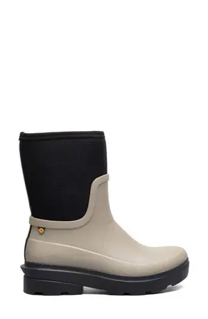 Bogs Hazel Mid Zip Waterproof Rain Boots - Taupe