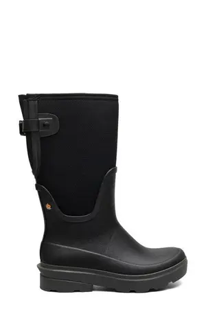 Bogs Hazel Tall Adjustable Calf Rain Boots - Black