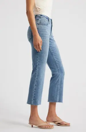 CITY BLUES Crop Flare Leg Jeans