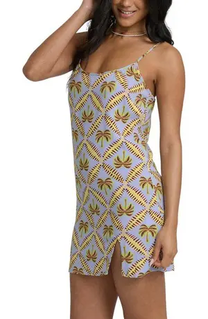 BILLABONG Tidal Crush Palm Tree Minidress