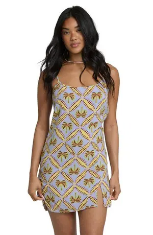 BILLABONG Tidal Crush Palm Tree Minidress