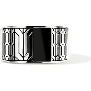 John Hardy Icon 50 Signet Ring - Black Onyx