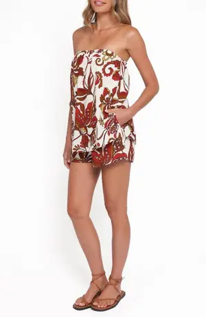 PETAL & PUP Sallie Strapless Romper