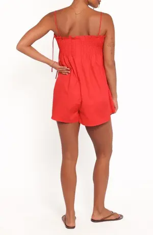 PETAL & PUP Liora Pleated Romper