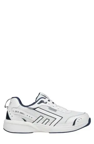 BILLY FOOTWEAR Billy Limitless 253 Side Zip Sneaker - White/navy