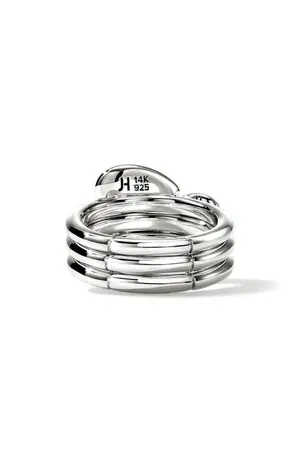 John Hardy Surf Pebble Stacking Rings Set