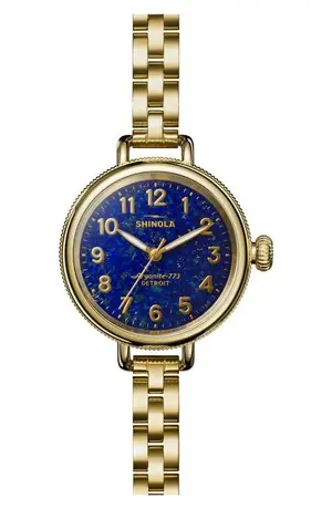 Shinola Birdy Lazuli Bracelet Watch - Lapis