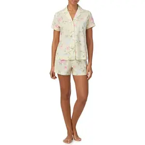 Ralph Lauren Print Short Pajamas - Yellow Flower