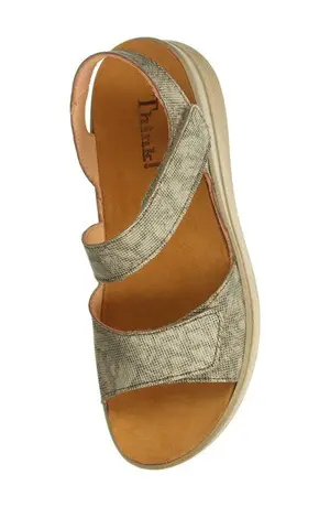 Think! Meggiesandal Adjustable Sandal - Taupe