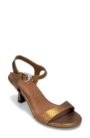 Aerosoles Divia Ankle Strap Sandal Bronze