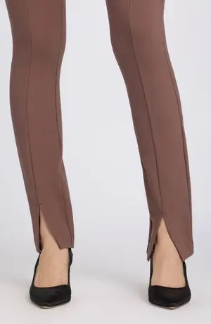 NYDJ Sculpt-her™ Slit Hem Pants - Deep Taupe