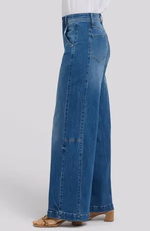 NYDJ Gracie High-rise Wide-leg Jeans